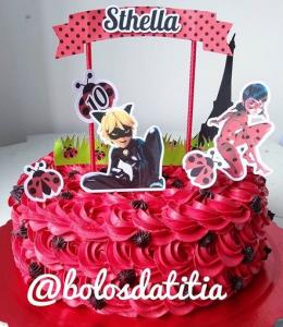 Bolo Ladybug Miraculous – 59 Ideias Criativas de Como Decorar o Seu!