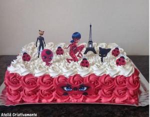 Bolo Ladybug Miraculous – 59 Ideias Criativas de Como Decorar o Seu!