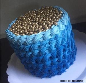 Bolo Azul para Festas – 62 Ideias Magníficas com Lindos Tons de Azul!