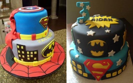 Bolo Liga da Justiça – 60 Inspirações Incríveis & Dicas para Decorar!