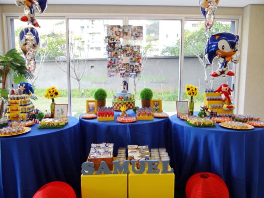 Festa Sonic – 30 Ideias de Decorações Incríveis do Porco-Espinho!