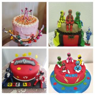 Bolo Power Rangers – 60 Inspirações incríveis + Dicas para sua festa!