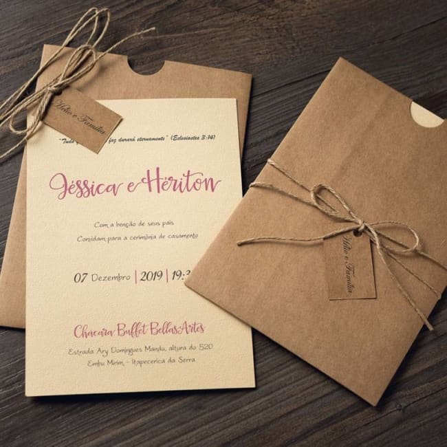 +40 ideias de envelope para convite de casamento •【2025】