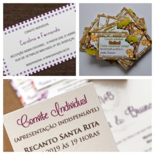Convite individual Para que serve? +50 modelos lindíssimos!